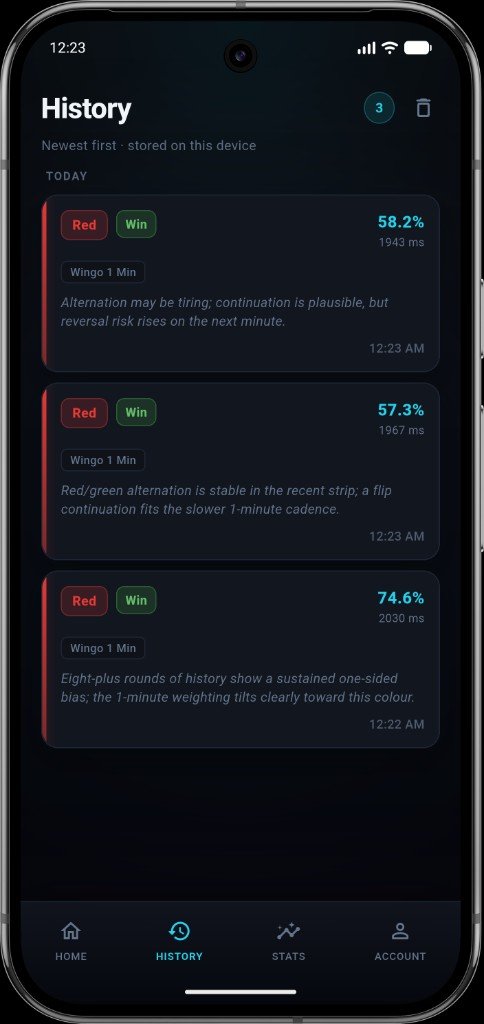 Wingo Analyzer — Best AI Colour Prediction Tool | 91 CLUB, Tiranga & 10 ...